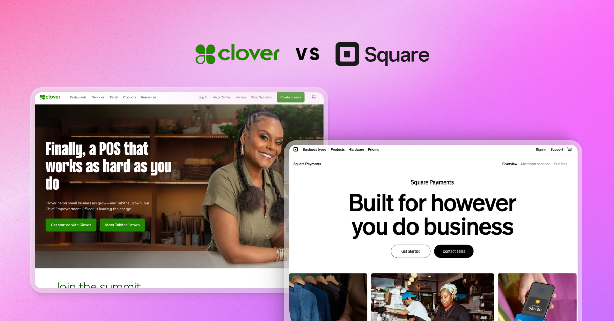 Clover vs Square: Full comparison of pricing and features - Reggaeretro